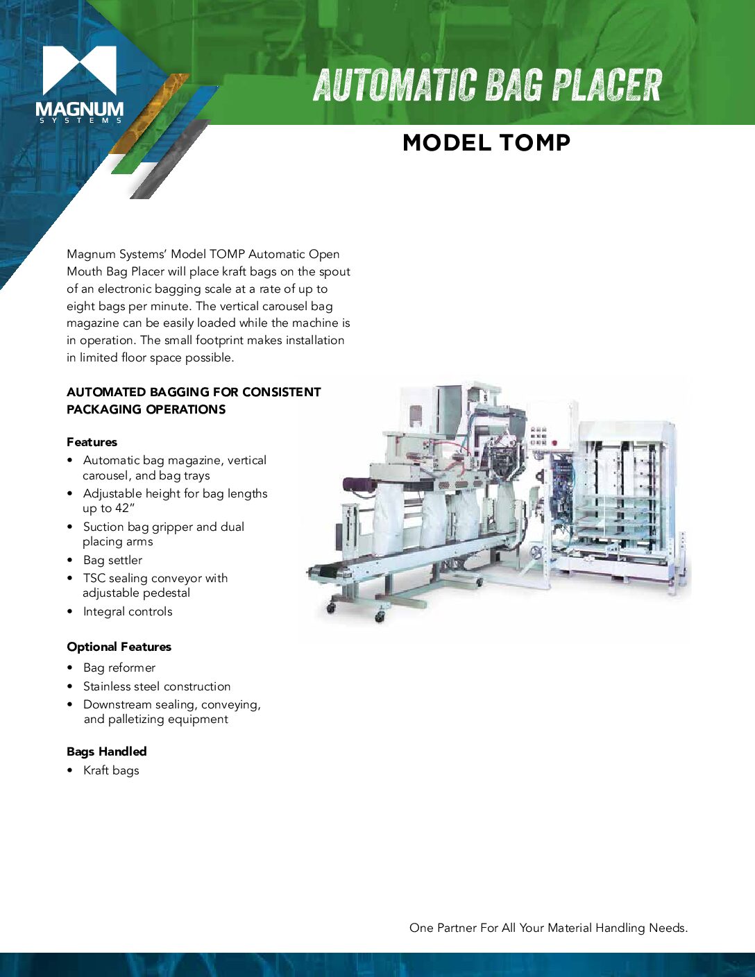 Model TOMP - Magnum Systems Inc