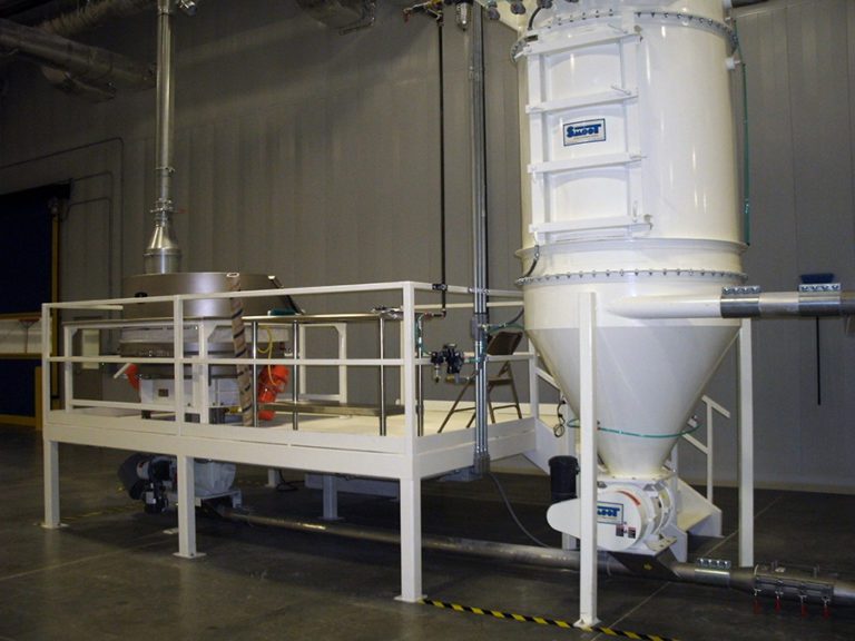 Filter Receiver Installed with Airlock - Magnum Systems Inc