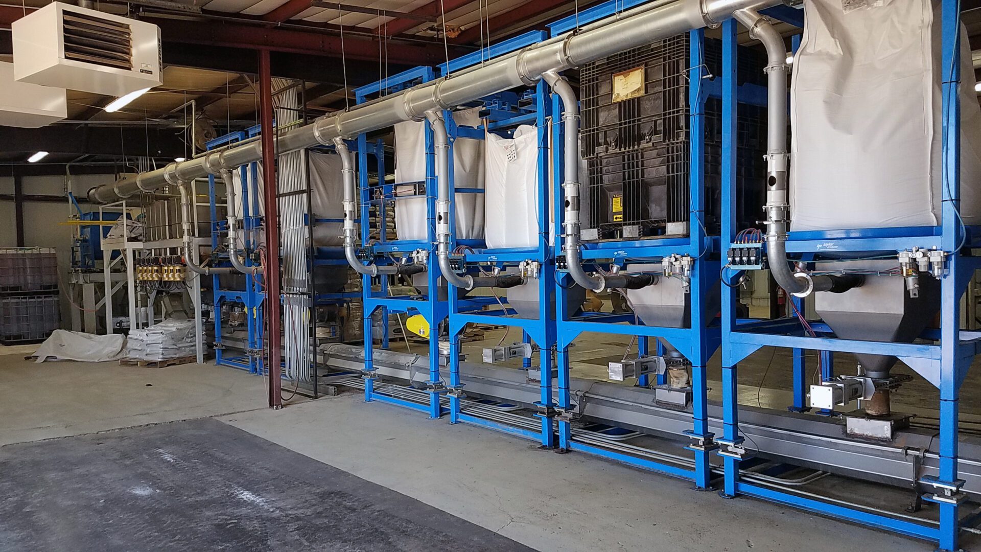 IBC2000 Unloading Line - Dust Collection - Magnum Systems Inc